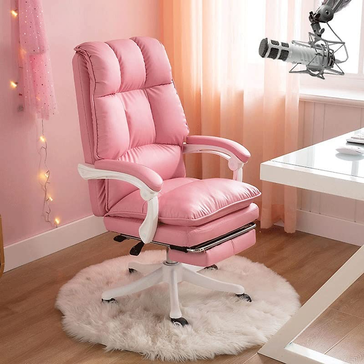TFIIEXFL Computer Chair Chair Live Chair Bedroom Anchor Chair Game Competition Lift Swivel Chair