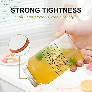 Mason Jar Lids Regular Mouth, aluminum lids for mason jar regular mouth split-type lids leak proof and secure canning jar caps(24PCS)