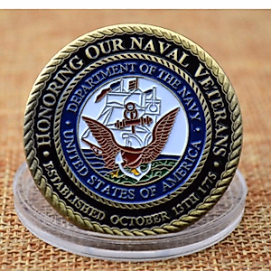 The US Navy Military Challenge Coin Pays Tribute to Our Navy Veterans