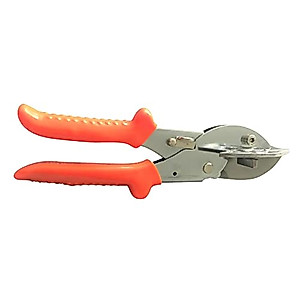 Zimpty Miter Shears- Trunking Shears for Angular Cutting of of Plastic, Rubber,Wood, Decorative Moldings,PVC,Tile Edges,Trim and Trim at 45 Degree, 60, 90 Degree Angles