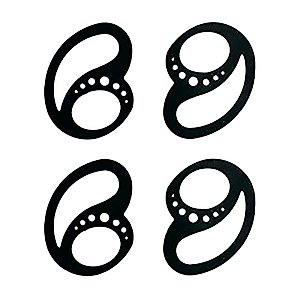 2 Pairs Earbud Hooks, Ear Attachment Loop for Wireless Ear Hooks for Airpods Universal Earhooks for Airpods Earbuds Anti-Lost Secure