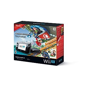 Nintendo Wii U Mario Kart 8 Deluxe Bundle 32gb black - WUPSKAGP (Renewed)
