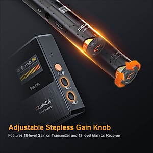 comica VM30 Shotgun Microphone - Professional Wireless Mic for DSLR Camera, Smartphone and PC with 70/150Hz, 328' Range, USB C Digital Output- Perfect for Video Recording, Podcasting and Interview