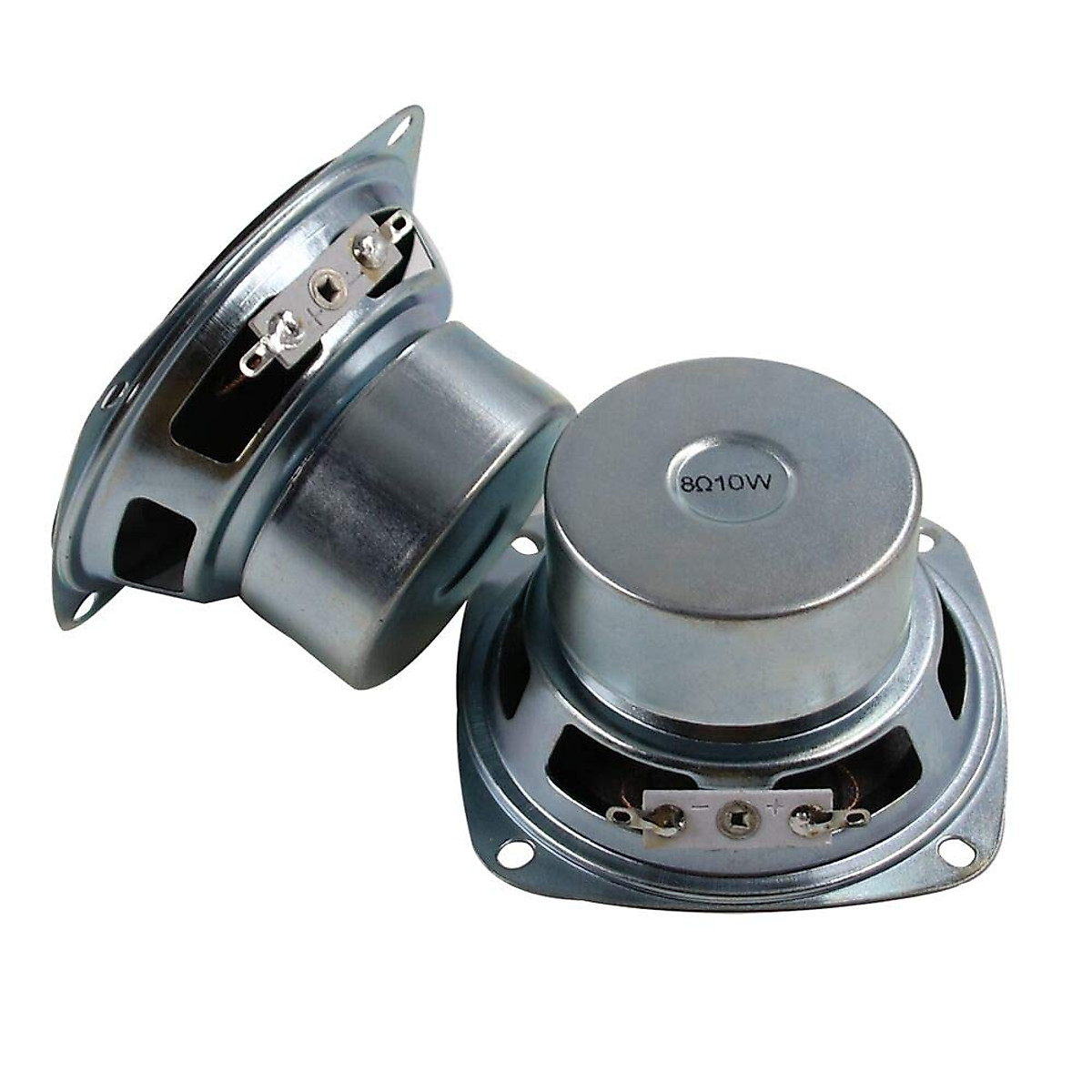 HZPOWEN 10W Mini 3" HiFi Full Range Speaker 8 Ohm Anti-Magnetic Audio 2.0/2.1 Home Stereo Woofer Loudspeaker 90dB High Sensitivity for DIY Boom Box Satellites Speaker