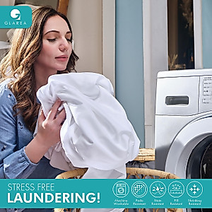 Pillow Cases Standard Size - Bulk 24 Pack White Pillow Cases Queen Size with Envelope Closure - Soft Microfiber Material for Comfortable Sleep, Sublimation and Air BnB Essentials