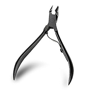 ZIZZON Manicure set Personal Care, Nail Clippers Set, Professional Pedicure set Grooming kit 12 in 1 Gift for Men Husband Boyfriend Parents and Women Elder Patient Nail Care (Black-red)