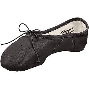 Capezio Women's Juliet Ballet Shoe, Black, 6 M US