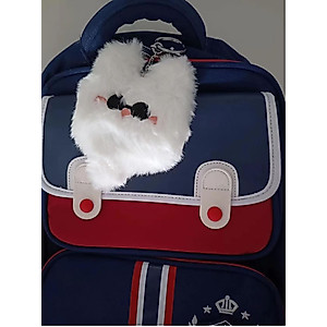 XNCOSER Anime JJK Satoru Keychain,Satoru Cosplay Keychain Cute Cat Keyring Cosplay Accessory Prop (01)