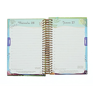 Pechi Agenda 2024 (Inspirational Christian Planner in Spanish). Tapa dura. Encuadernado espiral plástico. Devocionales, frases y versículos entre otras herramientas. Enero-Diciembre. 1 página por día