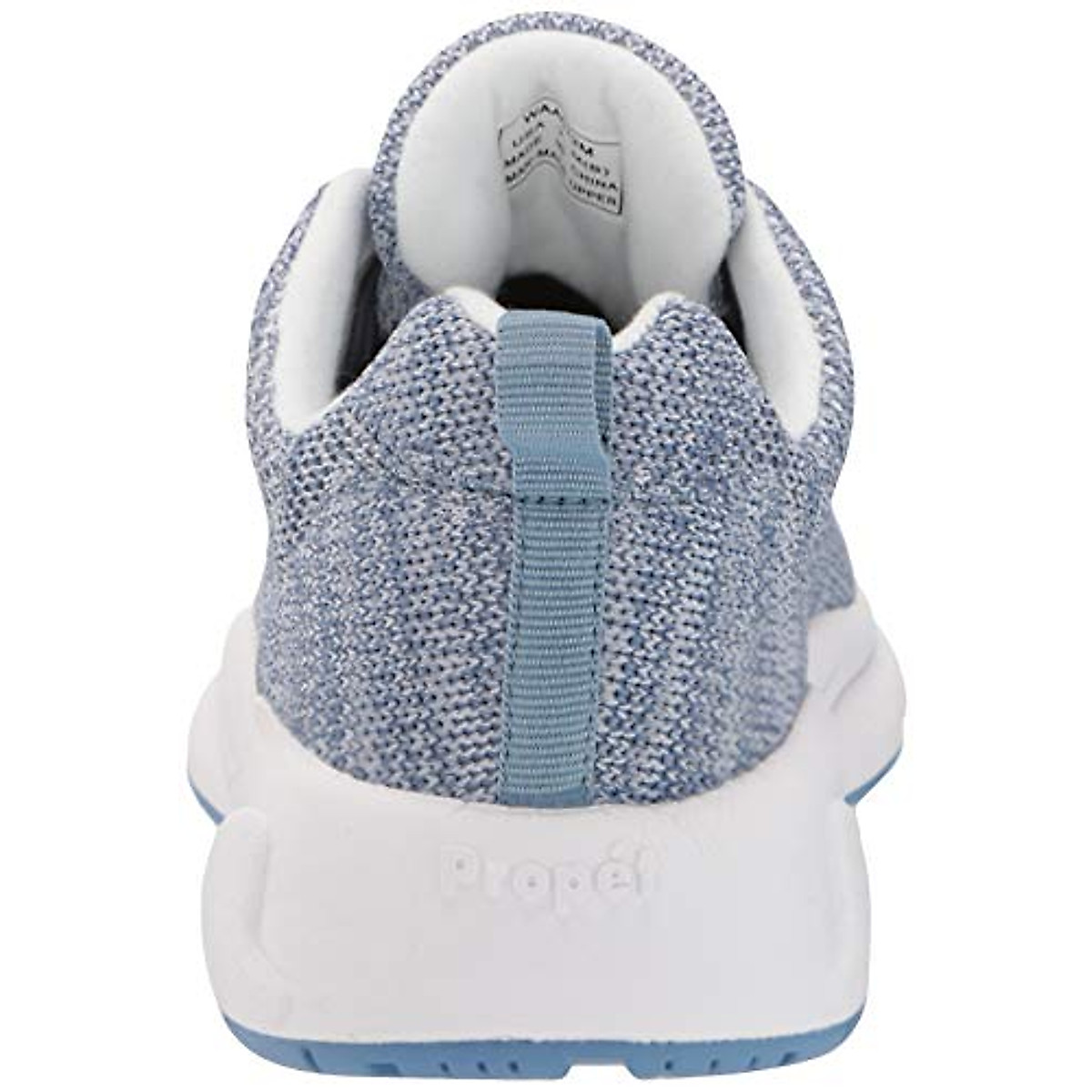 Propét Womens Stability Fly Sneaker, Denim/White, 13 X-Wide US