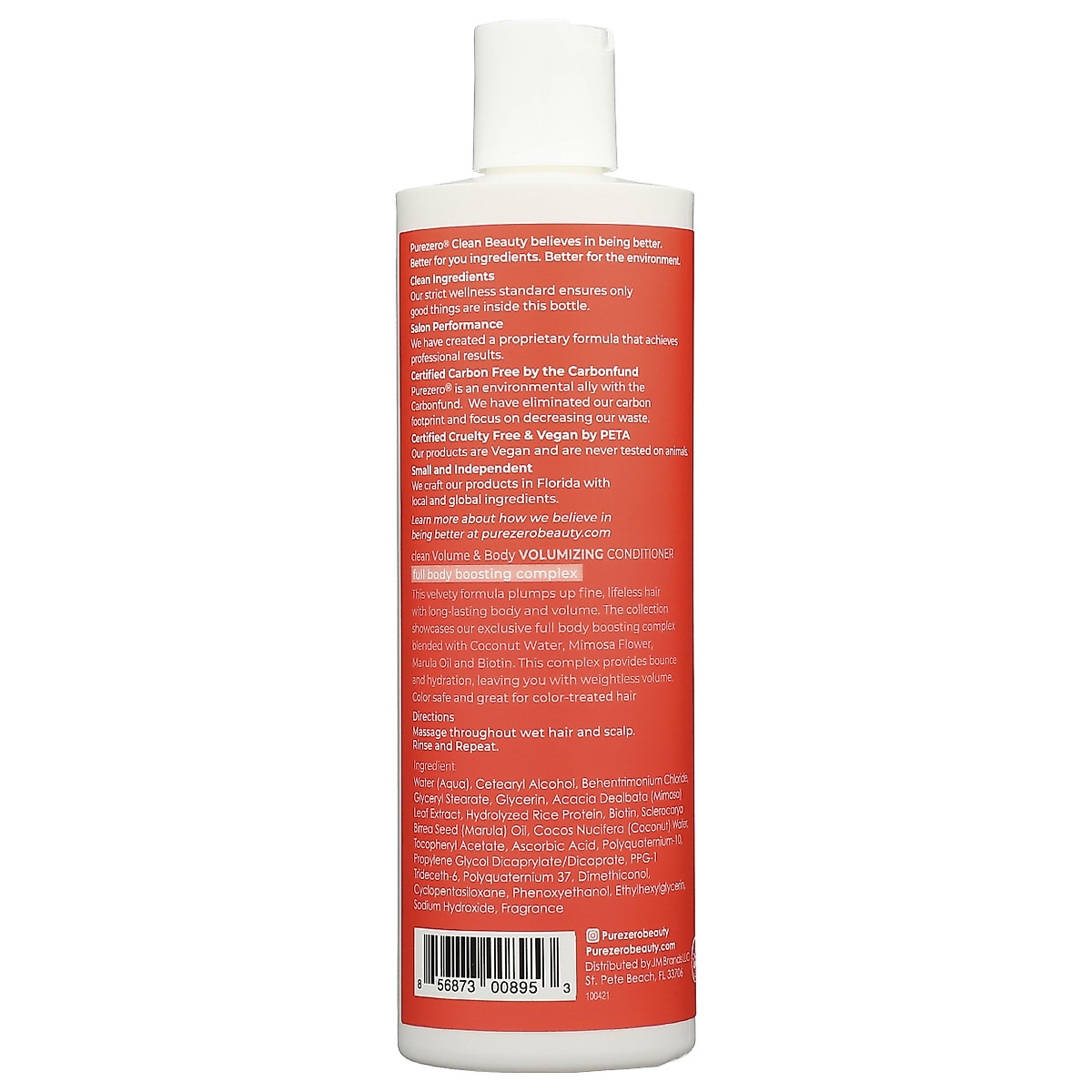 PUREZERO Salon Series Volumizing Conditioner, 12 FZ