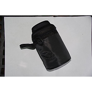 Masun Mason jar Cooler Insulated sleeve for Wide and Regular mouth Quart mason jars (Black 1 pack)