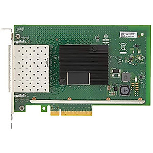 Intel Ethernet Converged X710-DA4 Network Adapter (X710DA4FH), Black, Green