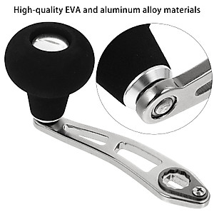 BESPORTBLE 1 Pc Fishing Reel Rocker Fishing Rod Spool Reel Knob Fishing Spool Tool Fixed Spool Fishing Rod Reel Fishing Wheel Knob Grip Freshwater Fishing Reels Aluminum Alloy Handle Refit