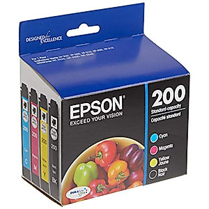 EPSON T200 DURABrite Ultra Ink Standard Capacity Black & Color Cartridge Combo Pack (T200120-BCS) for select Epson Expression and WorkForce Printers