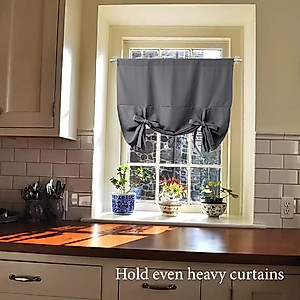 Skywin Magnetic Towel Holder for Refrigerator - 2 Pack Classic Edge Style Magnetic Curtain Rods for Metal Door with Adjustable Length - Fits Towels and Easily Attachable