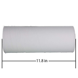 White Tulle Spool 12 Inch x 100 Yards for Tulle Decoration