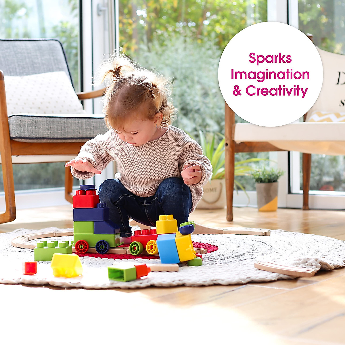 Edushape Mini Edu-Train, 30 Piece