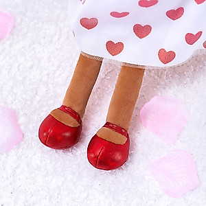 Gloveleya Baby Doll Baby Girl Gift Plush Doll Heart Tanned Girl 16 Inches