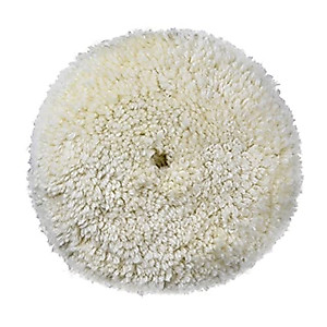 Stadea BFW102K 8" Wool Buffing Polishing Cutting Pad (Pack of 1) for Compound Cutting & Buffing Polishing Auto Marine Trucks - Hook & Loop Pad