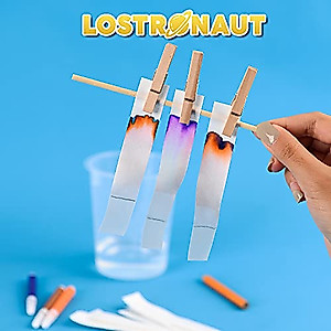 Paper Chromatography Experiment Kit With Lab Instructions - DIY Science Experiment For Home, School, Lab - Kit Includes 50-Sheet Filter Paper, Beaker, Dowel, Clips, Pens, Pencil, Detailed Instructions
