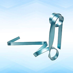 1pc Iron Decoration Rack Suspension Holder Decorative Home Bracket Floating Bottle for Ribbon Wine Novelty Suspended Office Rope Stand Table Silk Sky-blue