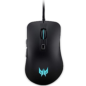 Acer Predator Cestus 310 Gaming Mouse: 4200 On-The-Fly DPI - Breathing Backlit - 6 Button Design - Pixart 3519 Sensor - Black (PMW910)