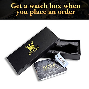 OLEVS Men Watch Mens Gold Watch Big face Stainless Steel Luxury Watches for Men Waterproof Date Classic Luminous Men Simple Watch Gift for His