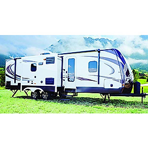 Lippert Components High Speed Power Stabilizer Jack Kit with Black Waterproof Switch Kit (298707)