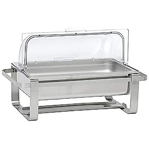 Chafer Cover Full Size Clear Polycarbonate Rolltop- 21" L x 13" W x 7" H