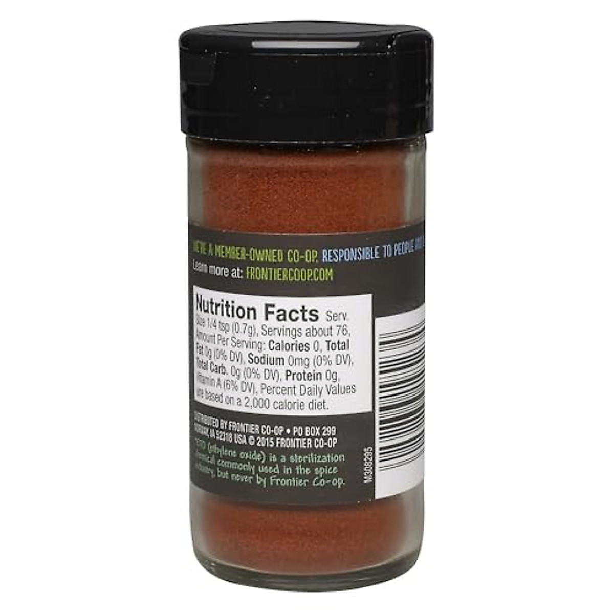 Frontier Co-op Smoked Paprika, 1.87 Ounce, Oak Wood Smoked & Ground Spanish Paprika, Deep Smokey Flavor, Kosher