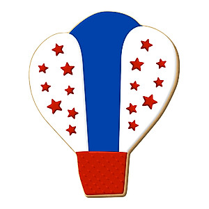 Foose Hot Air Balloon Cookie Cutter 4 Inch –Tin Plated Steel Cookie Cutters – Hot Air Balloon Cookie Mold