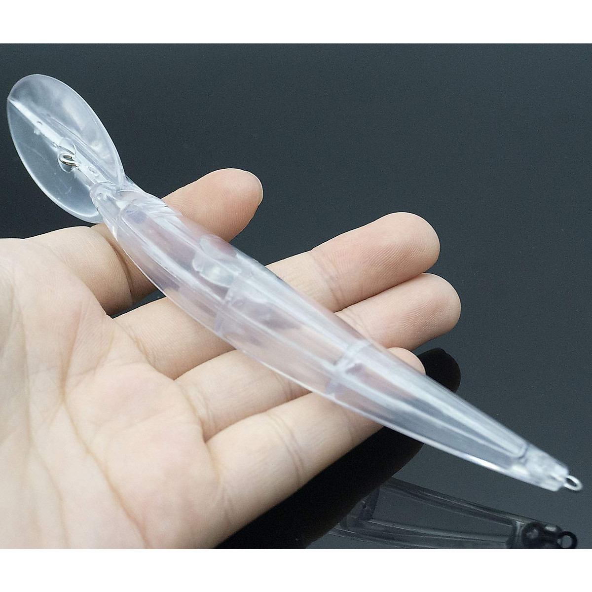 10pcs Unpainted Minnow Bait Fishing Lure Body 150mm 14.2g Blank Hard Lures Free Eye 8305