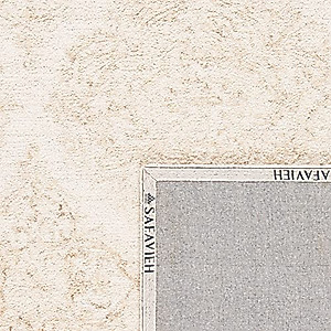 SAFAVIEH Abstract Collection 8' x 10' Ivory/Beige ABT346B Handmade Premium Wool Area Rug