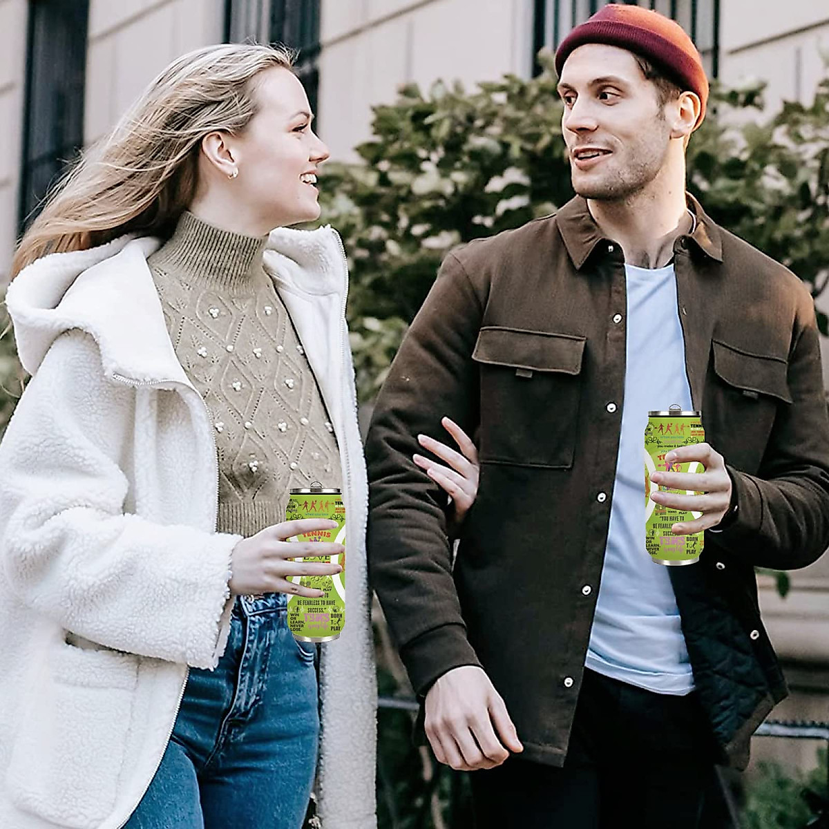 JDEIFKF Tennis Tumbler Cup Travel Mug With Lid,Tennis Lover Birthday Gifts Stainless Steel Vacuum Coffee Mug Cup Tennis Gifts For Women Men 17 Oz