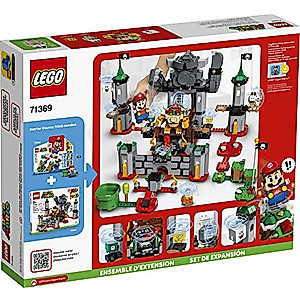 LEGO Super Mario Bowser's Castle Boss Battle Expansion Set 71369 Building Kit; Collectible Toy for Kids to Customize Their Super Mario Starter Course (71360) Playset (1,010 Pieces)