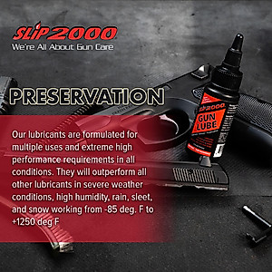 Slip 2000 Gun Lube - Buddy Pack- Penetrating Gun Lubricant Lubricating CLP Gun Cleaner - Combo Pack