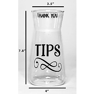 Tip Jar for Bartender Money, Musician Tip Jar for Money, Tip Jar for Restaurants, Money Tip Cup for Coffee Shop, Tip Jar for Money Funny