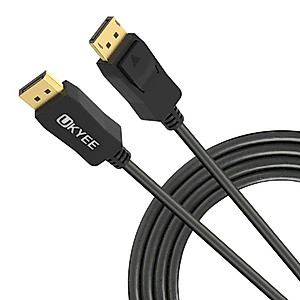 UKYEE DisplayPort to Displayport Cable 6 feet 10-Pack, Display Port(DP) to DP Cord 6ft [1440P@144Hz,V1.2 ]