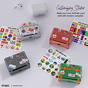 miak Airpods Pro 2nd Generation Case Cover 2022, Protective Case with Keychain for New Apple Airpods Pro Case, Silver