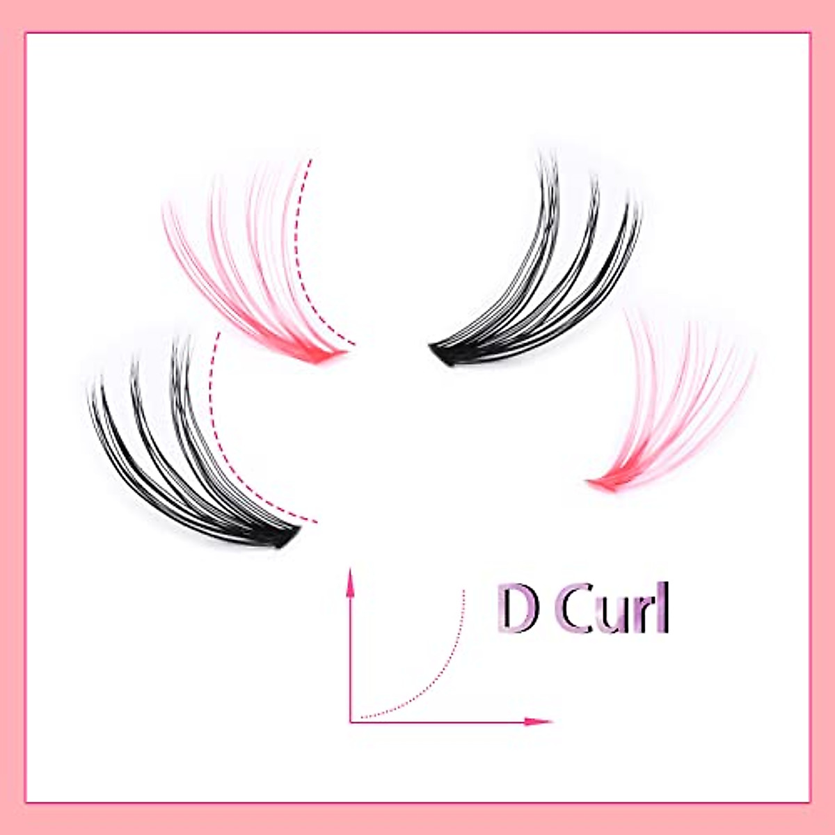 Individual Lashes DIY Eyelash Extension,160 Pcs Cluster Lashes zanlufly Mix colored lash Extension,8-16MM Mix Soft Lightweight Cluster Lashes for Home use