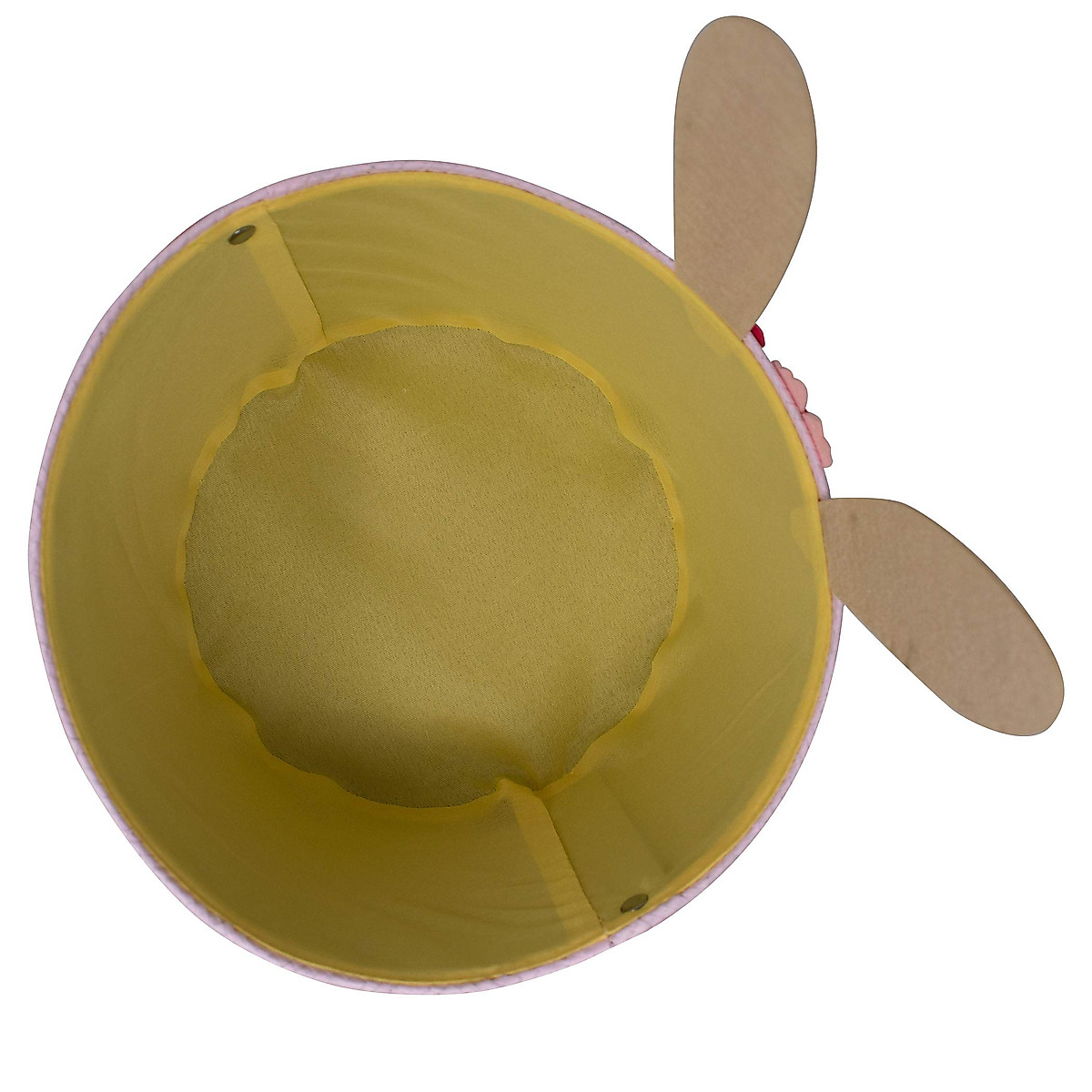 PTI Group Pink Bunny Easter Basket and Treats or Toys Container for Easter Egg Hunt (PG01339)