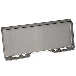 Titan Attachments 3/8in Universal Quick Tach Mount Plate, Thick Plate Attachment, Fits Kubota and Bobcat Skid Steers and Tractors