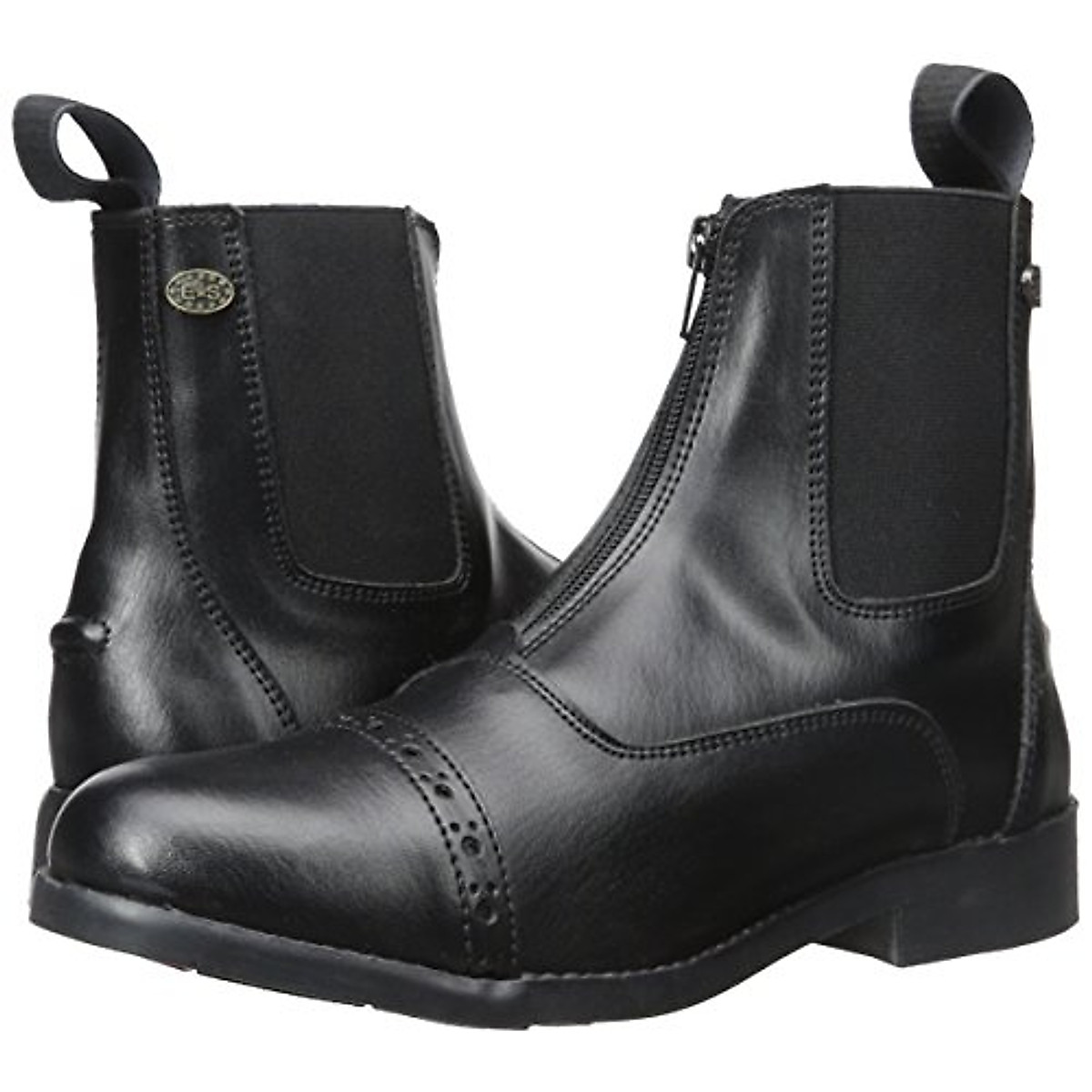 Equistar - Ladies' Zip Paddock Boot (All Weather) (Ladies 8/Black) 8 Black