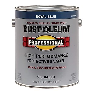 RUST-OLEUM Blue 215964 Professional Gallon Royal Enamel Paint, 128 Fl Oz (Pack of 1), 11