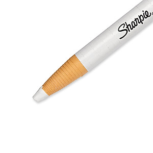 Sharpie Peel-Off China Marker Grease Pencils, White, Box of 12