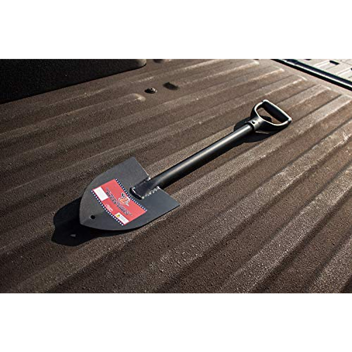 Bully Tools 92712 14-Gauge Round Point Trunk Shovel with Poly D-Grip Handle