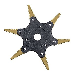 YARNOW Lawn Mower Blade 1PC Brush Cutter Blade Trimmer Heads Universal Trimmer Blade Balancer Metal Lawn Mower Grass Trimmer Blade