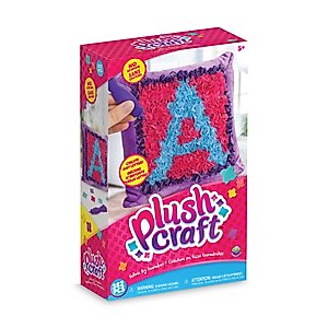 ORB Toys PlushCraft DIY Personalized Pillow - Perfect Craft and Gift for Boys and Girls - Mess Free and No Sewing Required