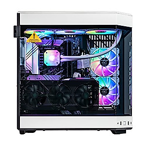 Velztorm Praetix Gaming Desktop PC (14th Gen Intel i9-14900K 2.40GHz, GeForce RTX 4090 24GB, 128GB DDR5, 2TB PCIe SSD + 6TB HDD (3.5), 360mm AIO, RGB Fans, 1000W PSU, WiFi 6, Win 10 Pro) VELZ0076